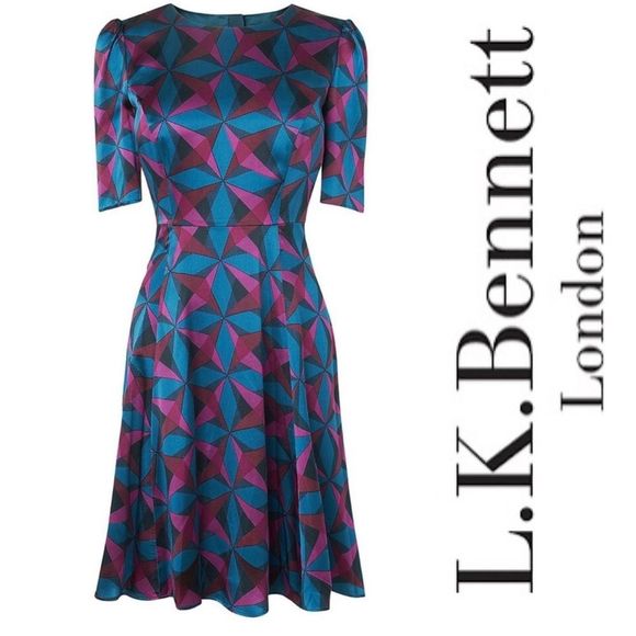 LK Bennett | Dresses | Lkbennet Fave Of Kate Middleton Silk Dress ...
